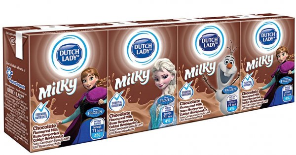 Dutch Lady Kids Chocolate Milk 4X125ml