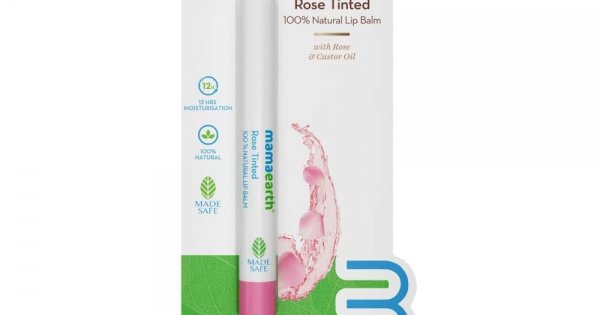 Mamaearth Rose Tinted 100% Natural Lip Balm with Rose & Caster Oil 2g